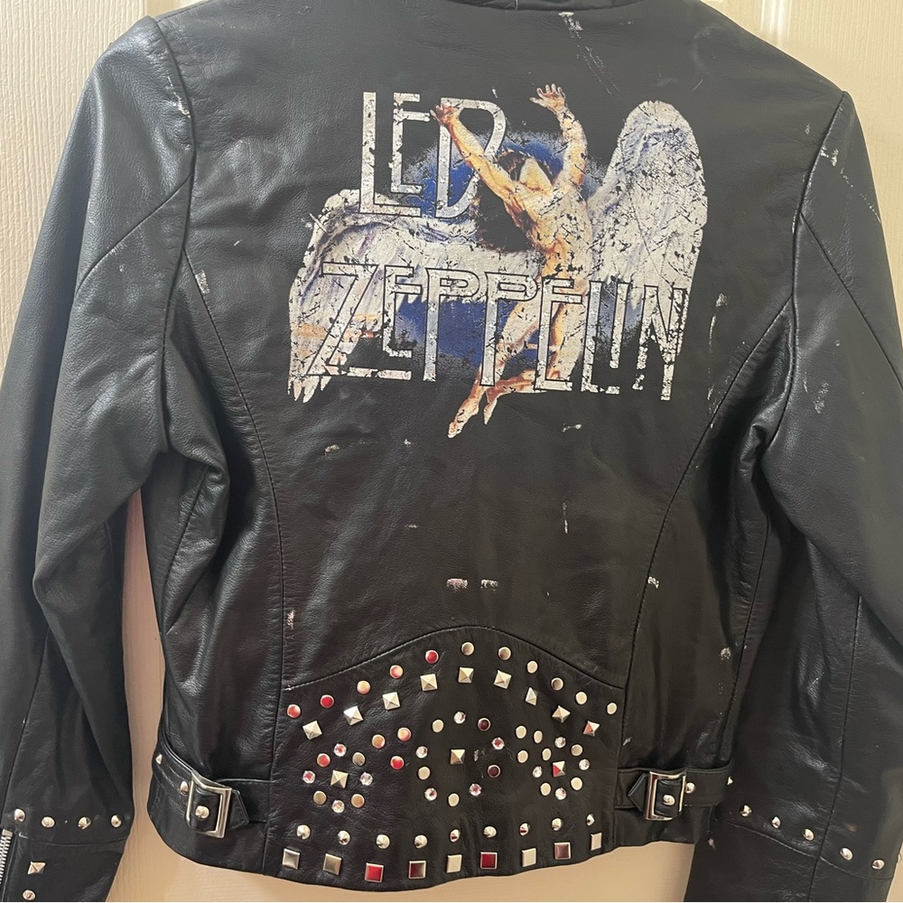 Rare Rhinestone And Stud, Wilsons Leather Led Zeppeli… - Gem